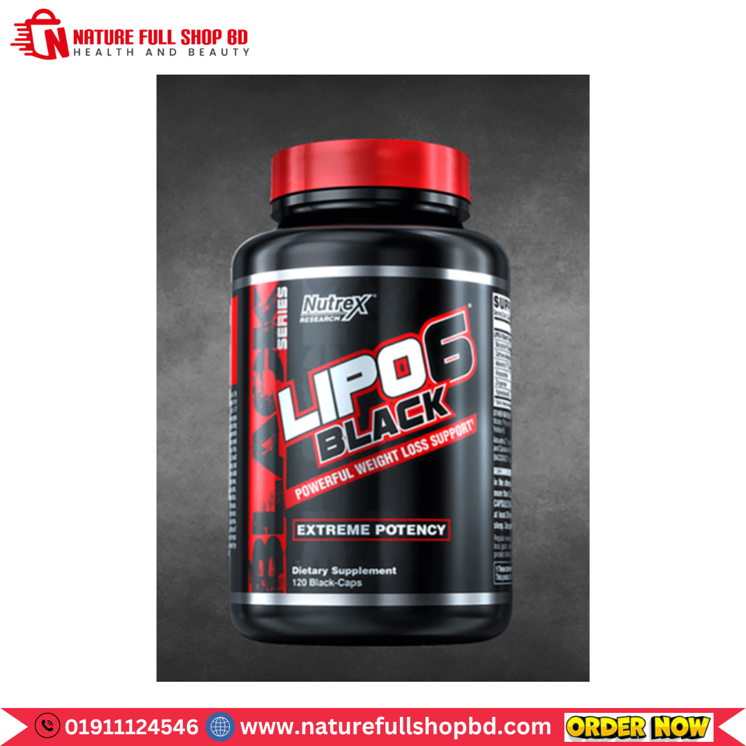 Nutrex Research Lipo-6 Black Powerfull Weight Loss Support 120 Capsules ...